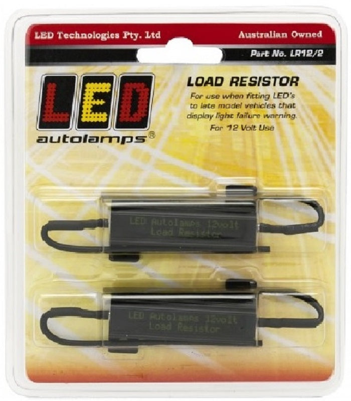 LED 12V Load Resistor Fixes Rapid Flashers Tail Stop Lights Indicator ...