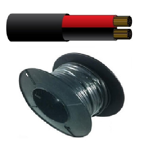 Cable Twin Core 3mm 30m Sheathed Dual Battery Auto 12v 24v 4WD Trailer ...
